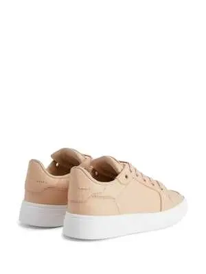 GIUSEPPE ZANOTTI Calf-leather Sneakers - Neutrals