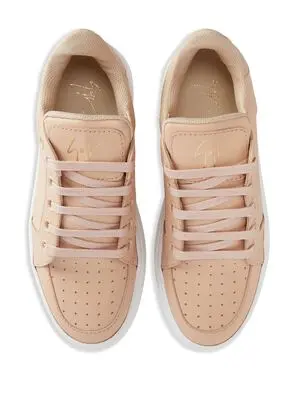 GIUSEPPE ZANOTTI Calf-leather Sneakers - Neutrals