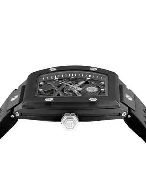 Philipp Plein 44mm The $keleton Ecoceramic Watch - Black