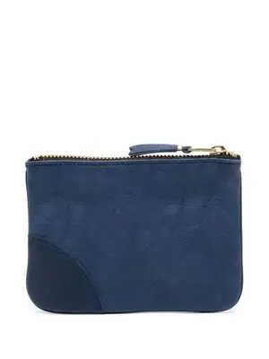 Comme Des Garçons Washed Leather Pouch - Blue