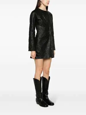Zadig&Voltaire Rixina Leather Mini Dress