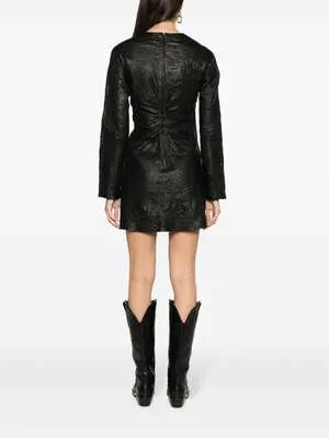 Zadig&Voltaire Rixina Leather Mini Dress