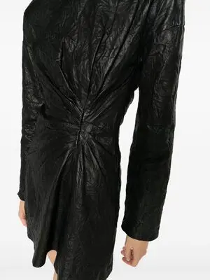 Zadig&Voltaire Rixina Leather Mini Dress