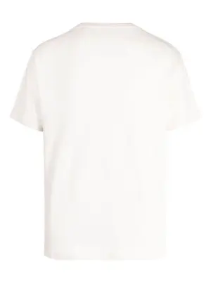 FRAME Crew-neck Cotton T-shirt - Neutrals