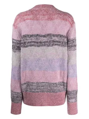 CORMIO Renato Striped Cardigan - Pink
