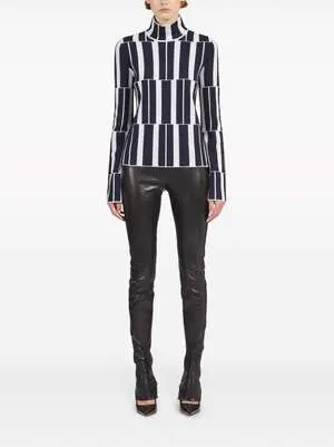 FERRAGAMO Stripe-pattern Cashmere Jumper
