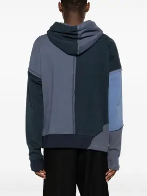 GREG LAUREN Tonal Panelled Hoodie