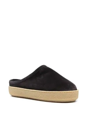 Isabel Marant Étoile Fozee Flatform Mules - Black