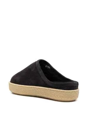 Isabel Marant Étoile Fozee Flatform Mules - Black
