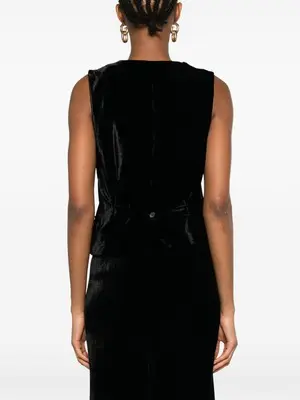P.a.r.o.s.h V-neck Velvet Waistcoat