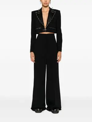 Moschino High-waist Wide-leg Trousers
