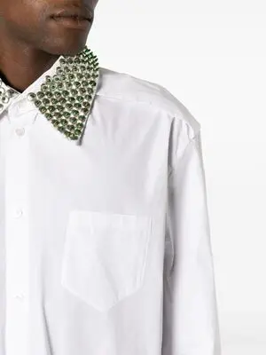 NAMACHEKO Crysttal-embellished Long-sleeve Shirt