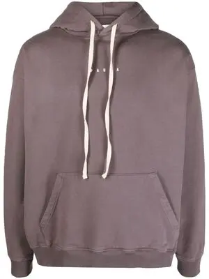 PAURA Logo-embroidered Cotton Hoodie