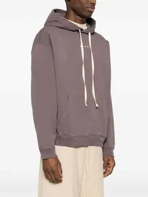 PAURA Logo-embroidered Cotton Hoodie