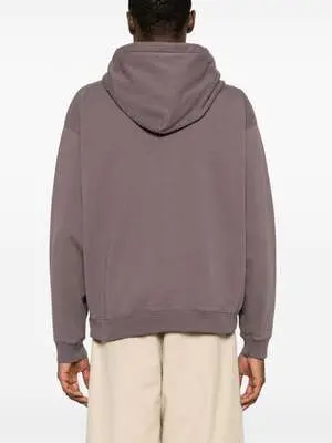 PAURA Logo-embroidered Cotton Hoodie