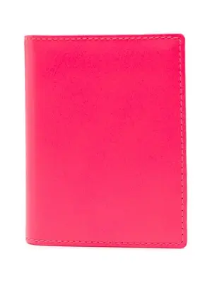 Comme Des Garçons Bi-fold Leather Cardholder - Pink