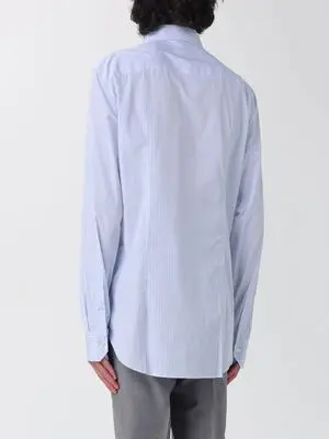 Etro Shirt In Striped Cotton - Gnawed Blue