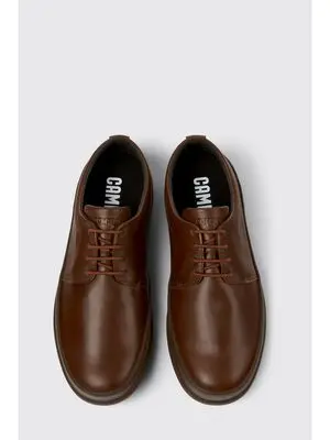 Camper Leather Derby Shoes - Brown