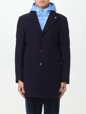 MANUEL RITZ Single Breasted Coat - Blue