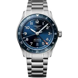 LONGINES Spirit Zulu Time Bracelet Watch - Blue