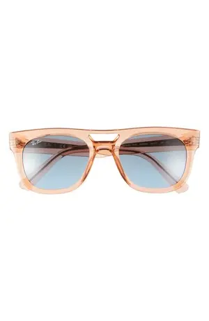 Ray-ban 54mm Gradient Square Sunglasses - Blue Gradient