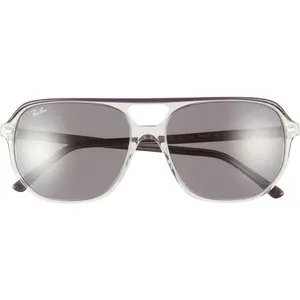 Ray-ban Ray-Ban BILL ONE 60mm Square Sunglasses Dark Grey