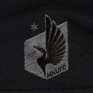 ANTIGUA Minnesota United Fc Streamer Diamond Button-up Shacket - Black