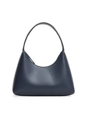 MANSUR GAVRIEL Mansur Gavriel X Apparis Mini Candy Leather Hobo Bag - Blackberry