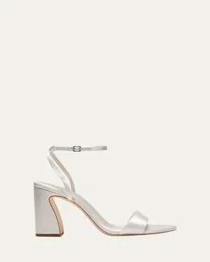 LOEFFLER RANDALL Malia Ankle-strap Sandals - Cream