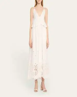 LOEFFLER RANDALL Malia Ankle-strap Sandals - Cream