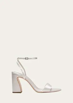 LOEFFLER RANDALL Malia Ankle-strap Sandals - Cream