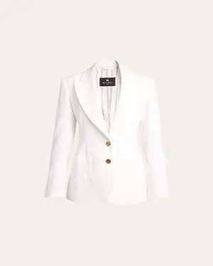 Etro Single-Breasted Blazer - Cotton