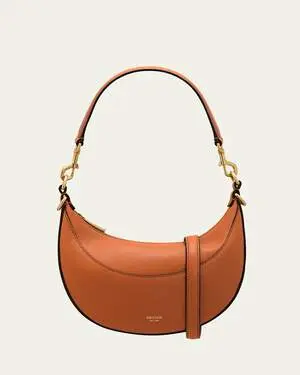 OROTON Florence Small Zip Shoulder Bag - Cognac