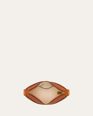 OROTON Florence Small Zip Shoulder Bag - Cognac