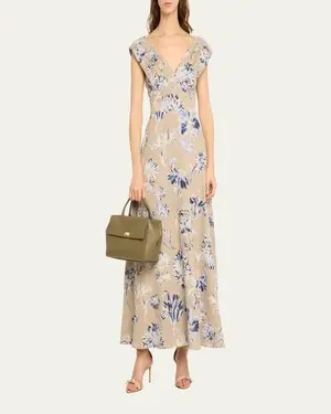 ANYA HINDMARCH Seaton Leather Satchel Bag