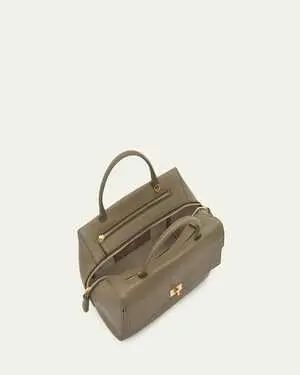 ANYA HINDMARCH Seaton Leather Satchel Bag
