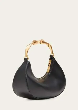 Simkhai Nixi Leather Top Handle Bag - Black