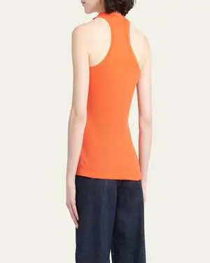 FERRAGAMO Jersey Rib Tank Top