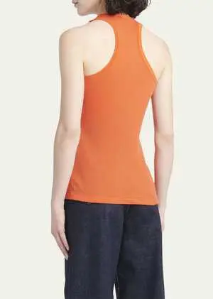 FERRAGAMO Jersey Rib Tank Top