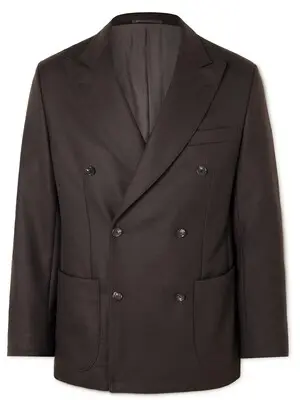 KAPTAIN SUNSHINE Throwing Fits Double-breasted Wool Suit Jacket
