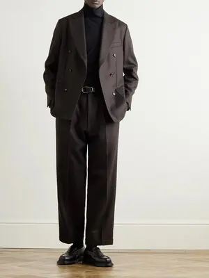 KAPTAIN SUNSHINE Throwing Fits Double-breasted Wool Suit Jacket