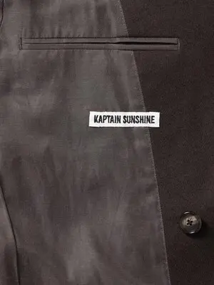 KAPTAIN SUNSHINE Throwing Fits Double-breasted Wool Suit Jacket