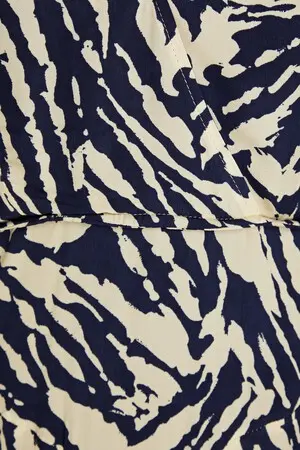 Ba&sh Vee Cutout Wrap-effect Printed Midi Dress