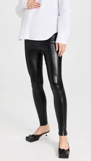 Commando Faux Leather Maternity Leggings