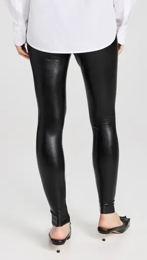 Commando Faux Leather Maternity Leggings