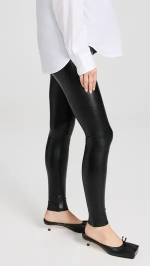 Commando Faux Leather Maternity Leggings