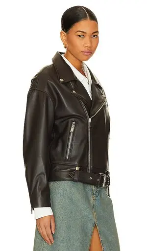 Heartloom Karisa Leather Jacket In Chocolate
