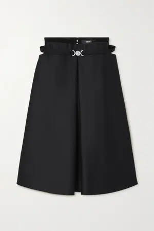 Versace Belted Strapless Mini Dress