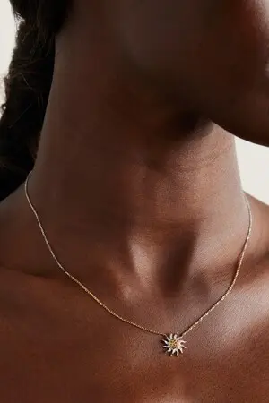 Yvonne Léon Soleil Citrine And Diamond Necklace
