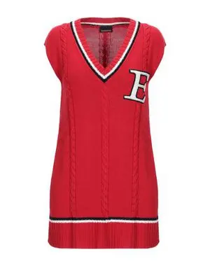 Ermanno Scervino Cable-knit Sleeveless V-neck Top